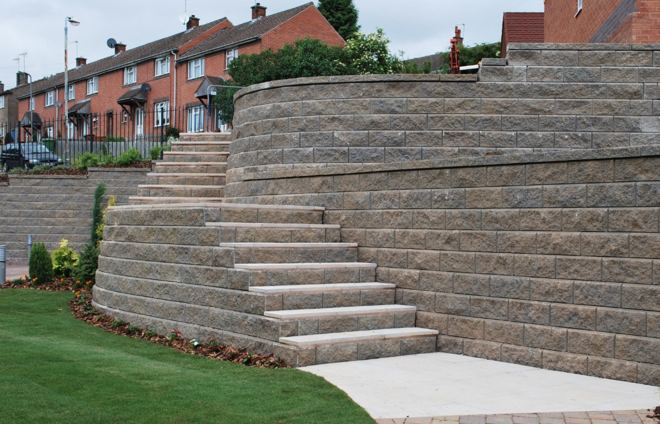 Mastering Allan Block Steps | Colinwell Masonry